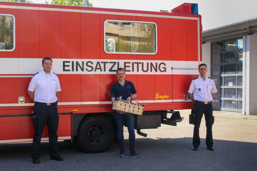 Frank Rimkus als Leiter des Fernmeldezuges Lörrach verabschiedet ...